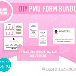 Pmu Forms, Microblading Forms, Pmu, Printable Client Forms, Client ...