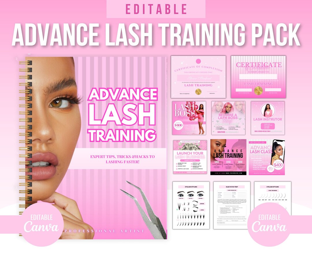 Advance Eyelash Training, Lash Certificates, Lash Flyers, Lash Tech ...