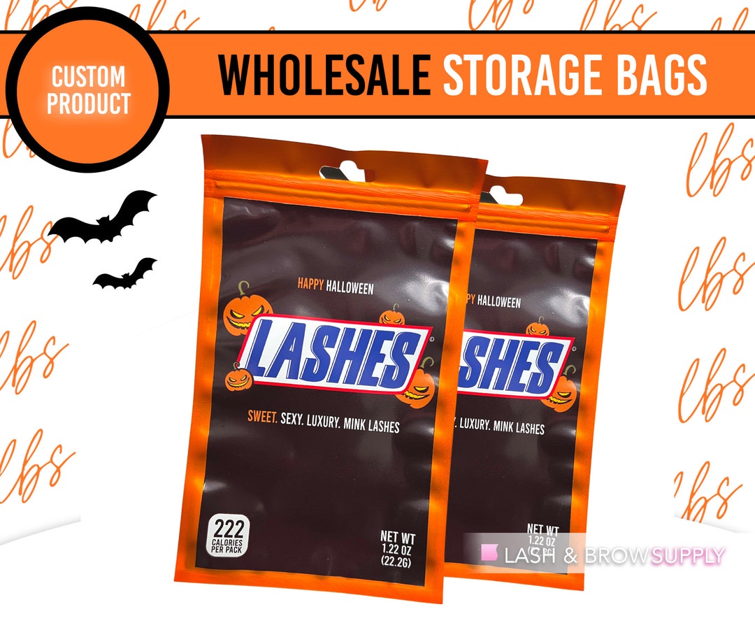 Eyelash Storage Bags, Mink Eyelash Line, Mylar Bags, Party Bags, Lash ...