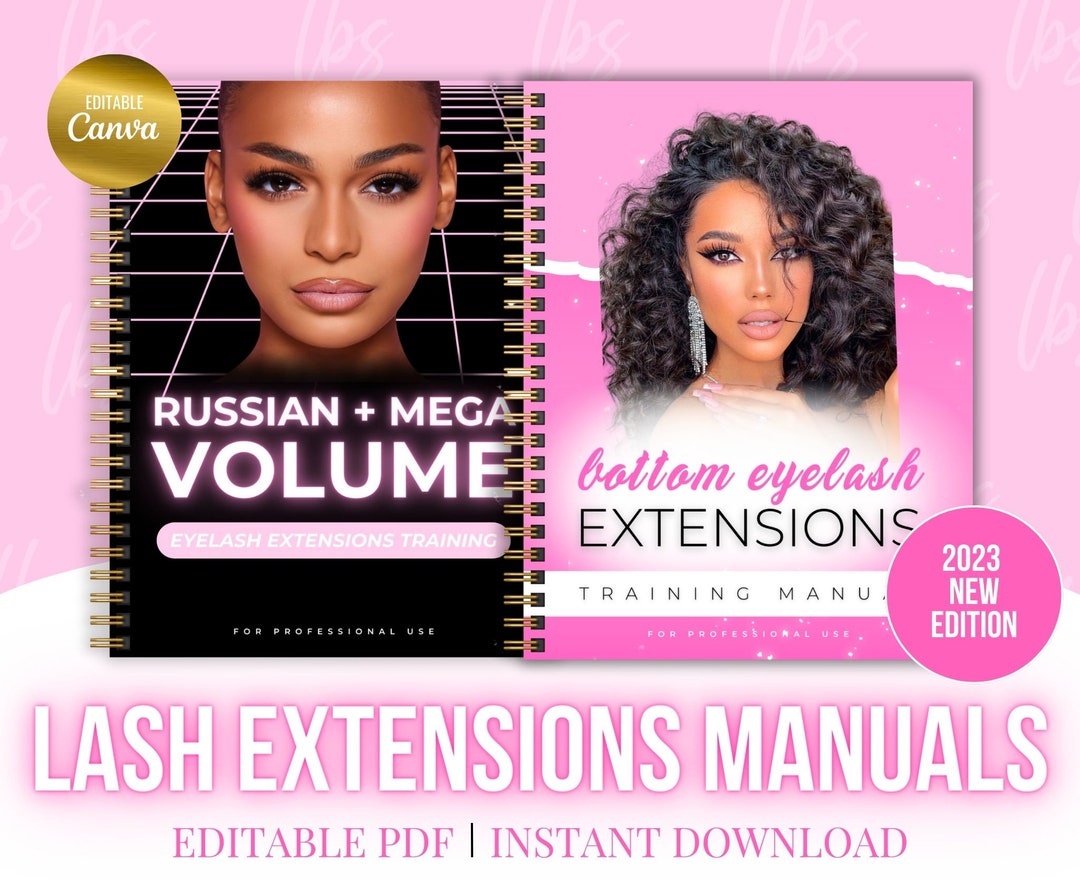 Volume Lash Training Manual, Training Manual for Volume Lashes, Mega ...