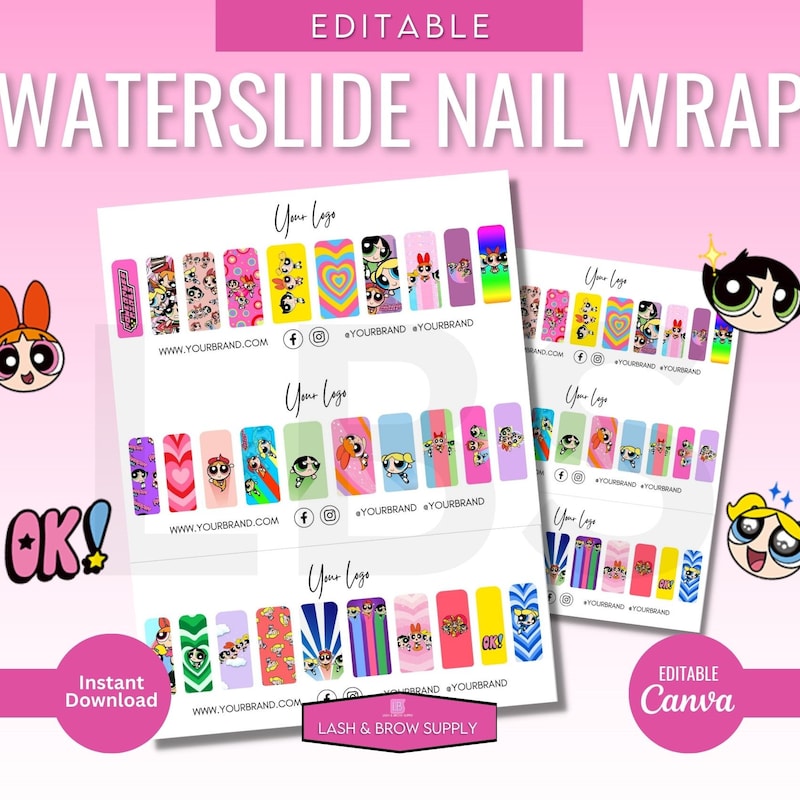 Nail Decals - Etsy