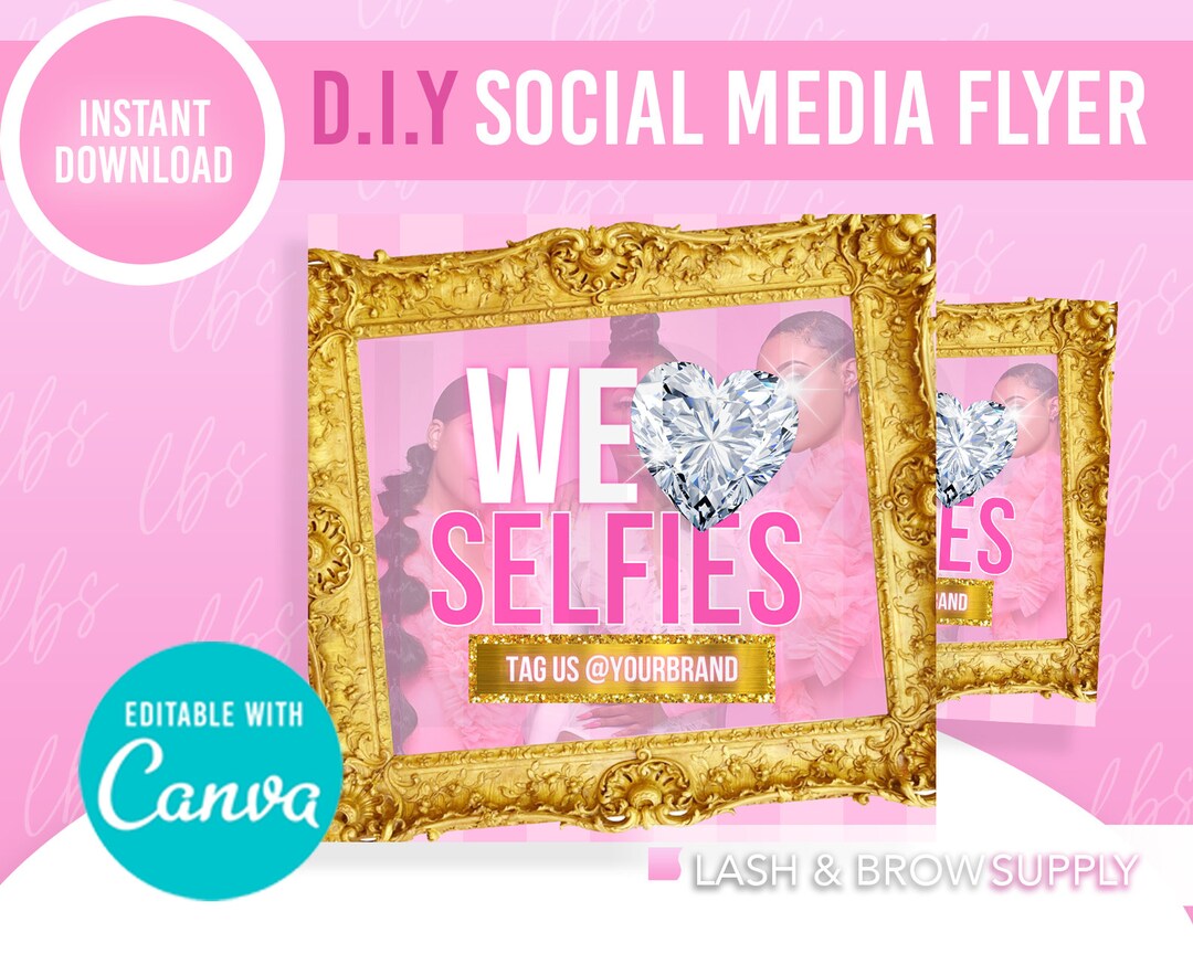 DIY Canva Social Media Flyer, Branding Bundle, Marketing Flyers, Canva ...