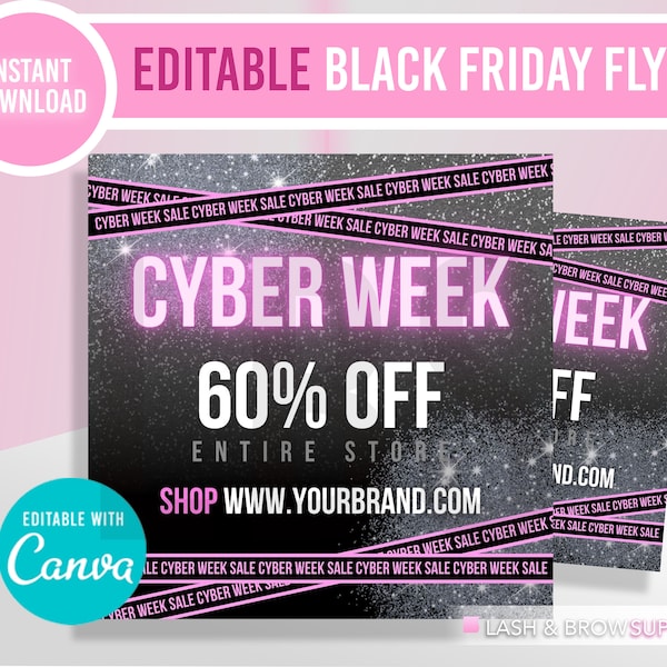 Cyber Week Flyer - Etsy
