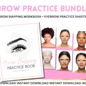 Brow Mapping, Mapping Practice, Microblading Practice, PMU Training ...