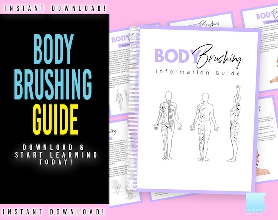 Body Brushing Body Brushing Guide Body Brush Quick Guide - Etsy