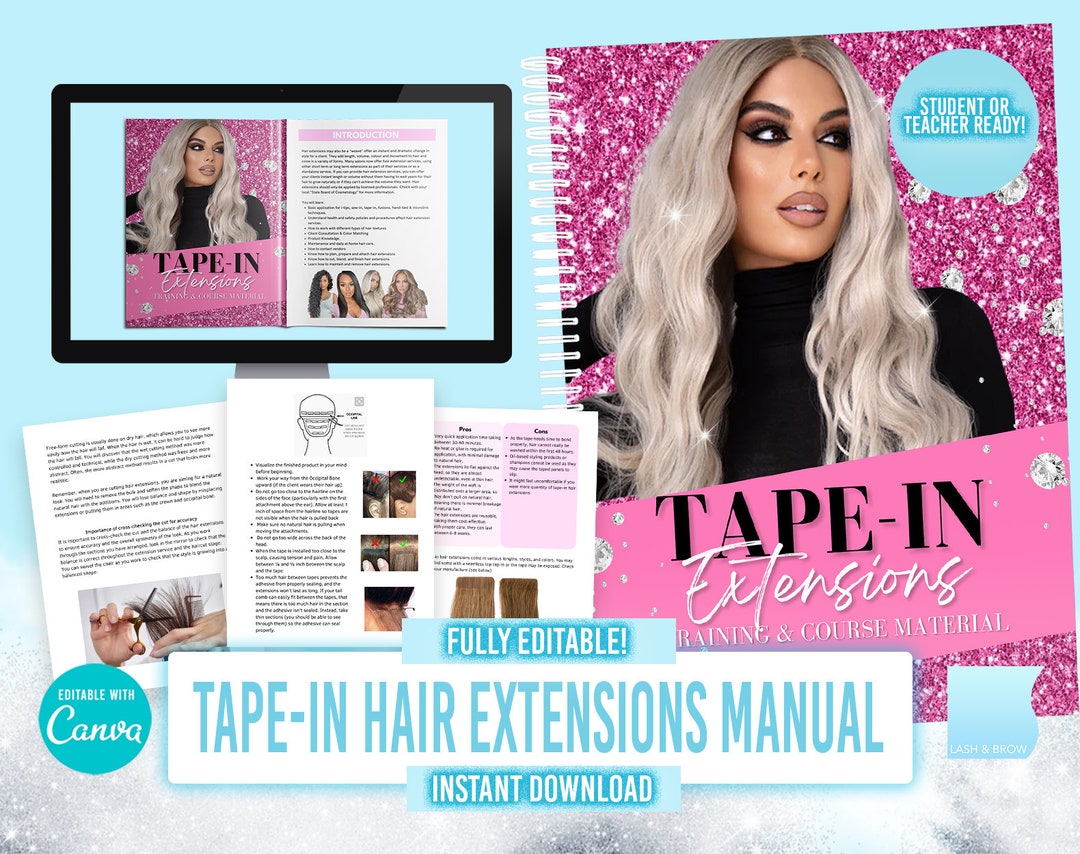 Tape-in Extensions Training, Hair Extensions, Hair Forms, Hair Classes ...