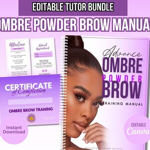 Ombre Powder Brow Manual PDF, Ombre Brow Manual, Microshading Manual, PMU Training Course ...
