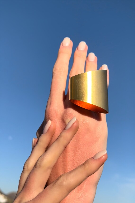 Extra Large Gold 3D Ring Oversized Gold Ring 14k Gold Large - Etsy