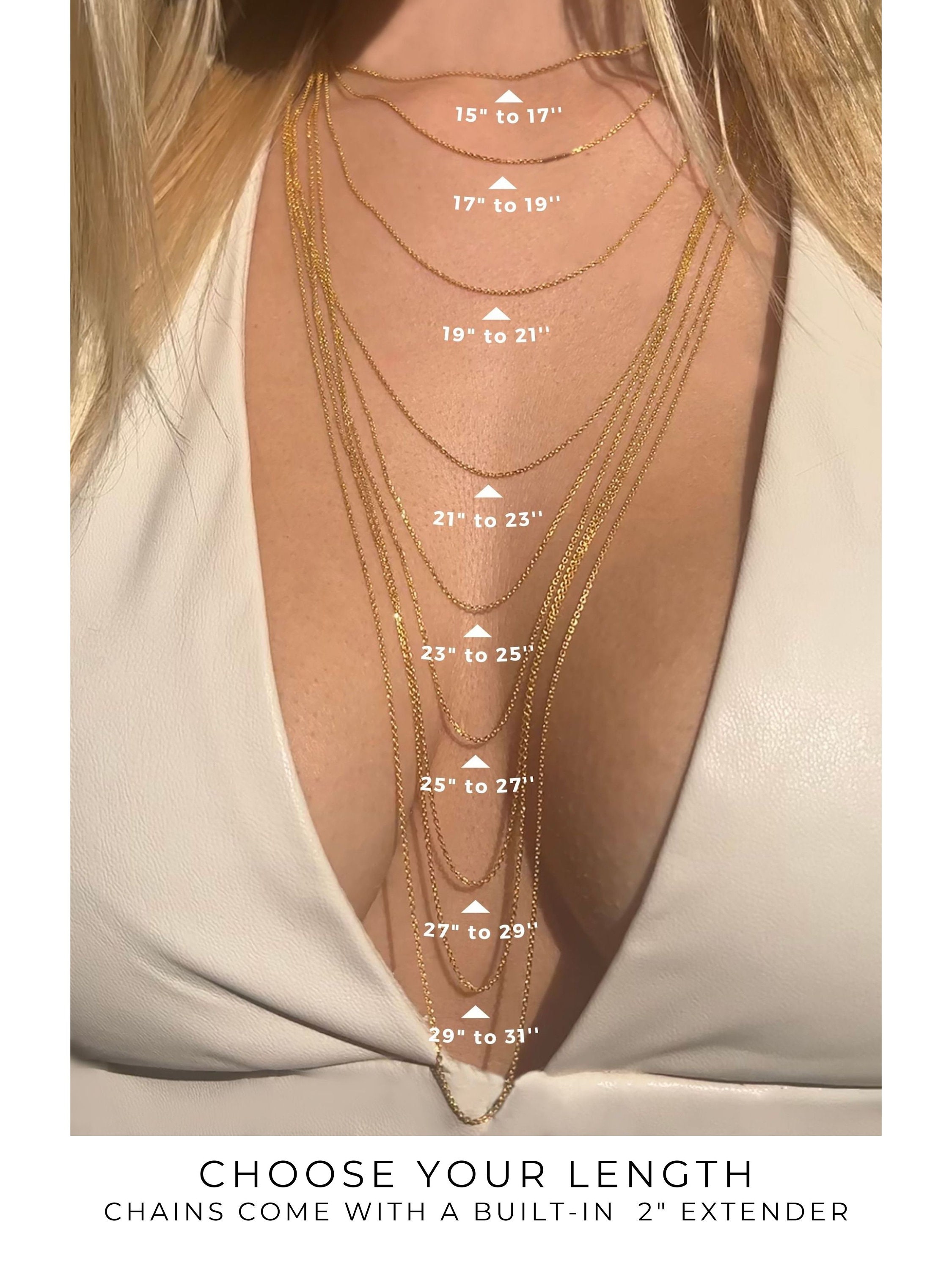 Best necklace chain for long hair store