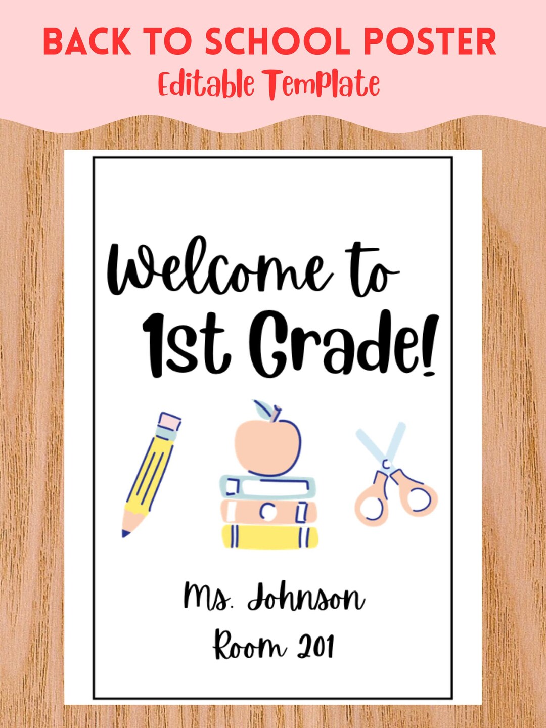 Back to School Welcome Poster - Etsy