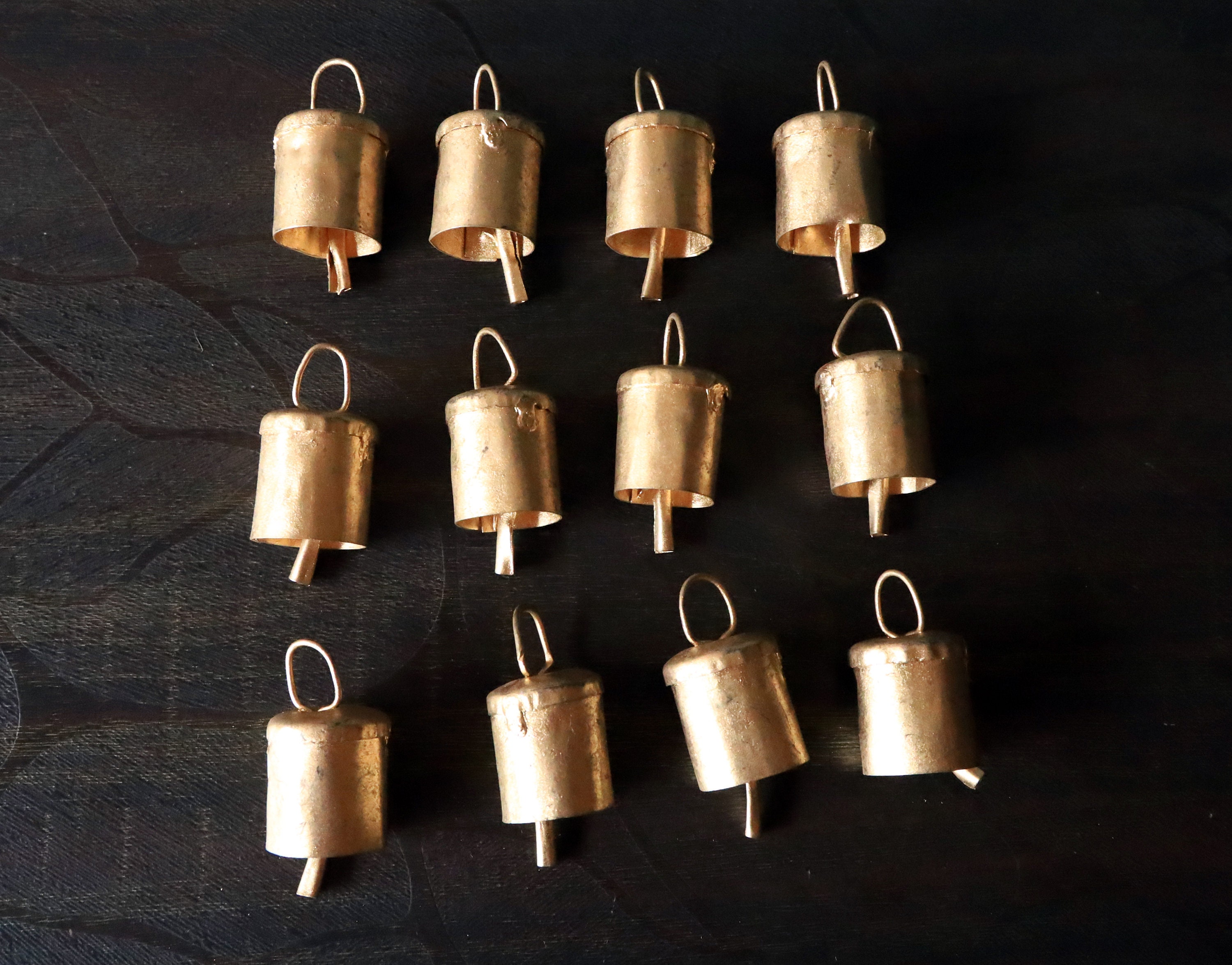 Gold Craft Jingle Small Bells Dozen Cristmas Bells for Wreath - Etsy