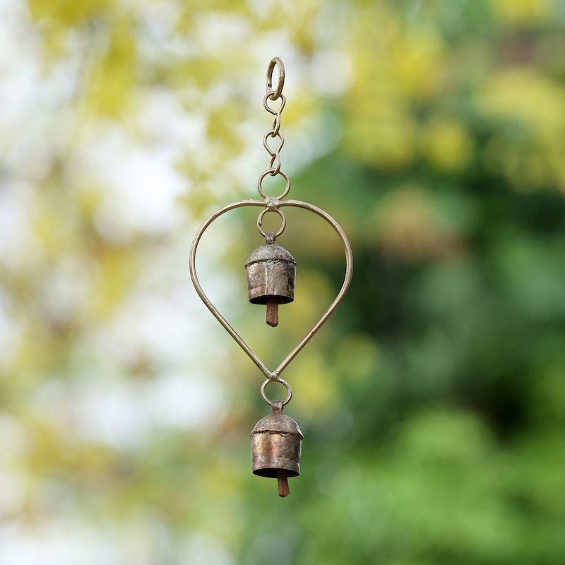 Vintage Heart Wind Chime - Etsy UK