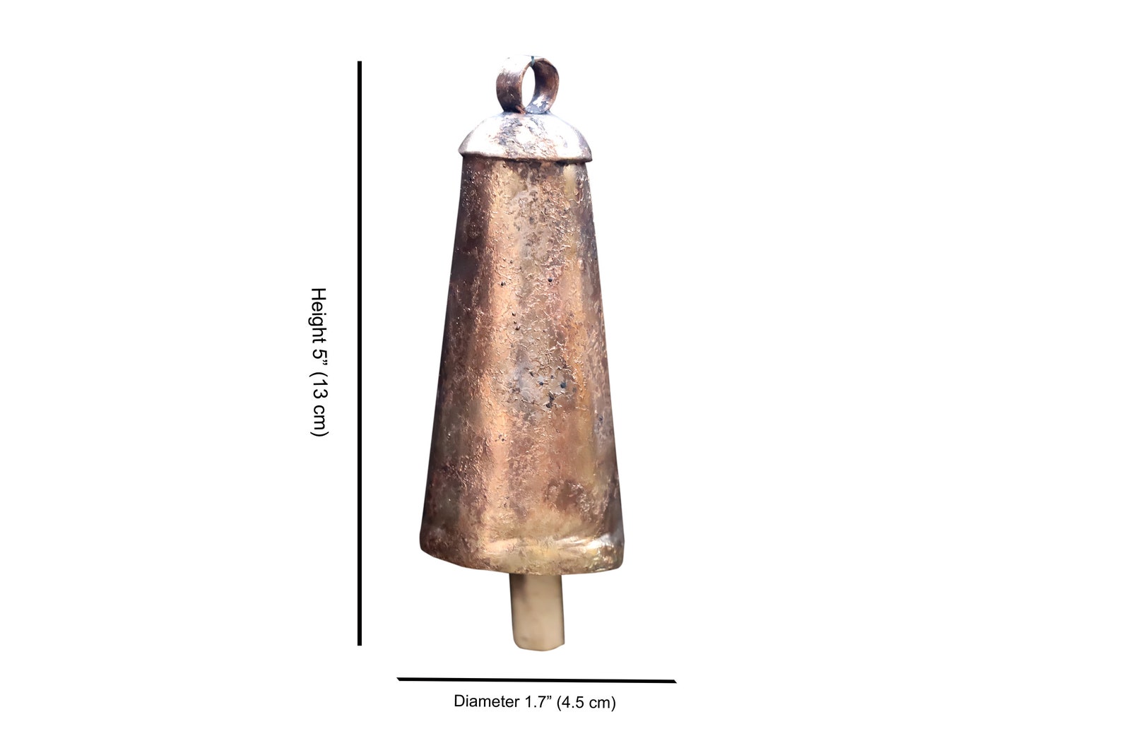 5inch Long Rustic Harmony Bells for Wind Chimes Crafts Gold Bell - Etsy