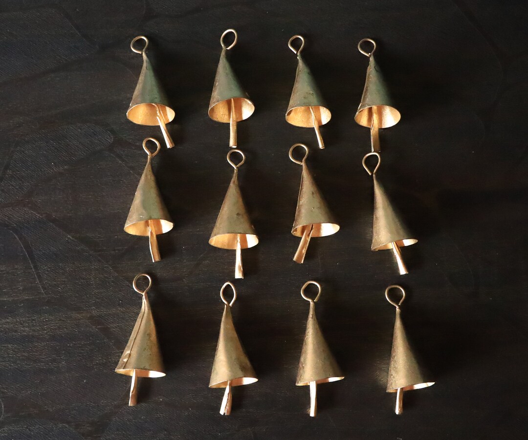 Gold Craft Jingle Small Bells Dozen Christmas Bells for Wreath - Etsy
