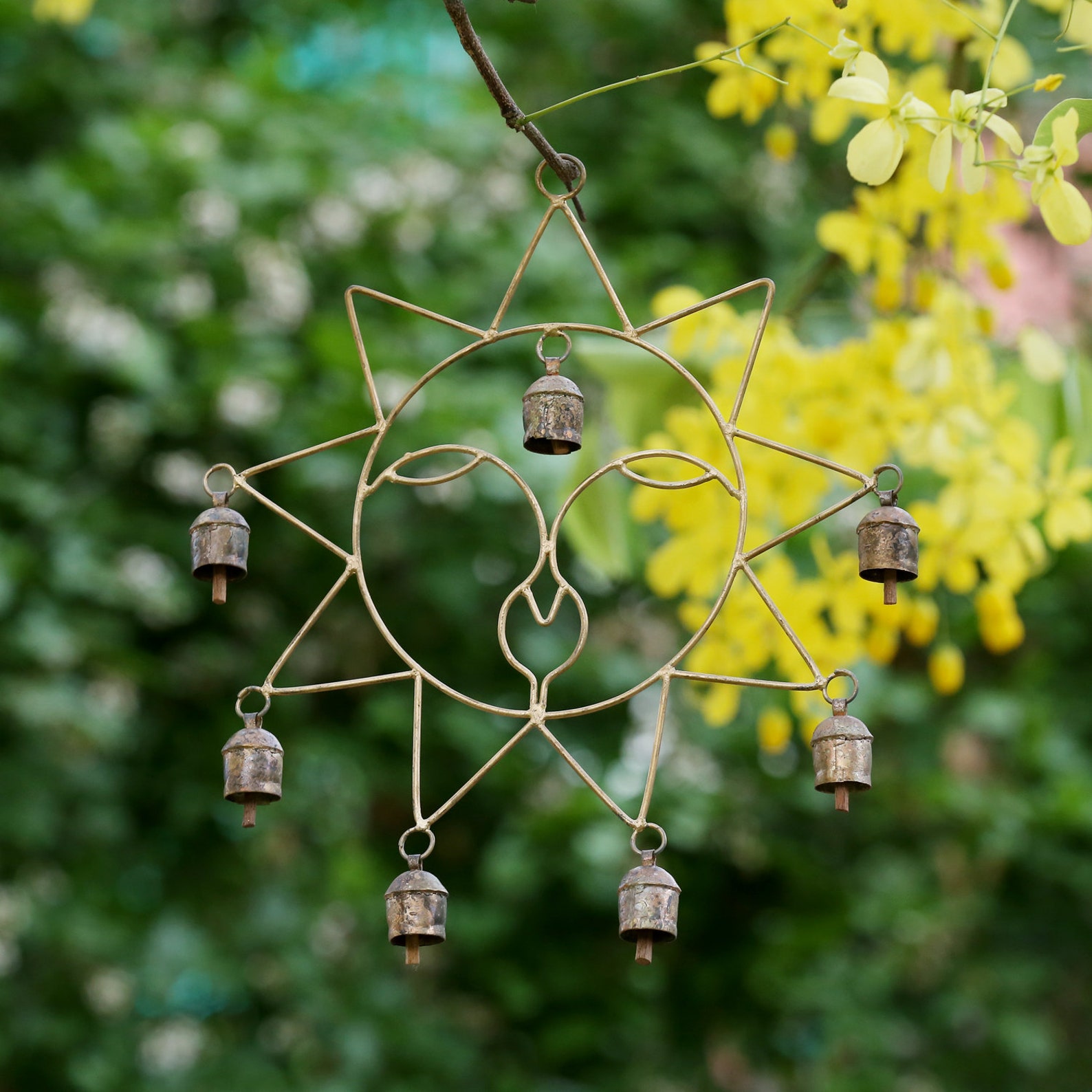 Handmade Feng Shui Vintage Bell Sun Wind Chimes For Home | Etsy