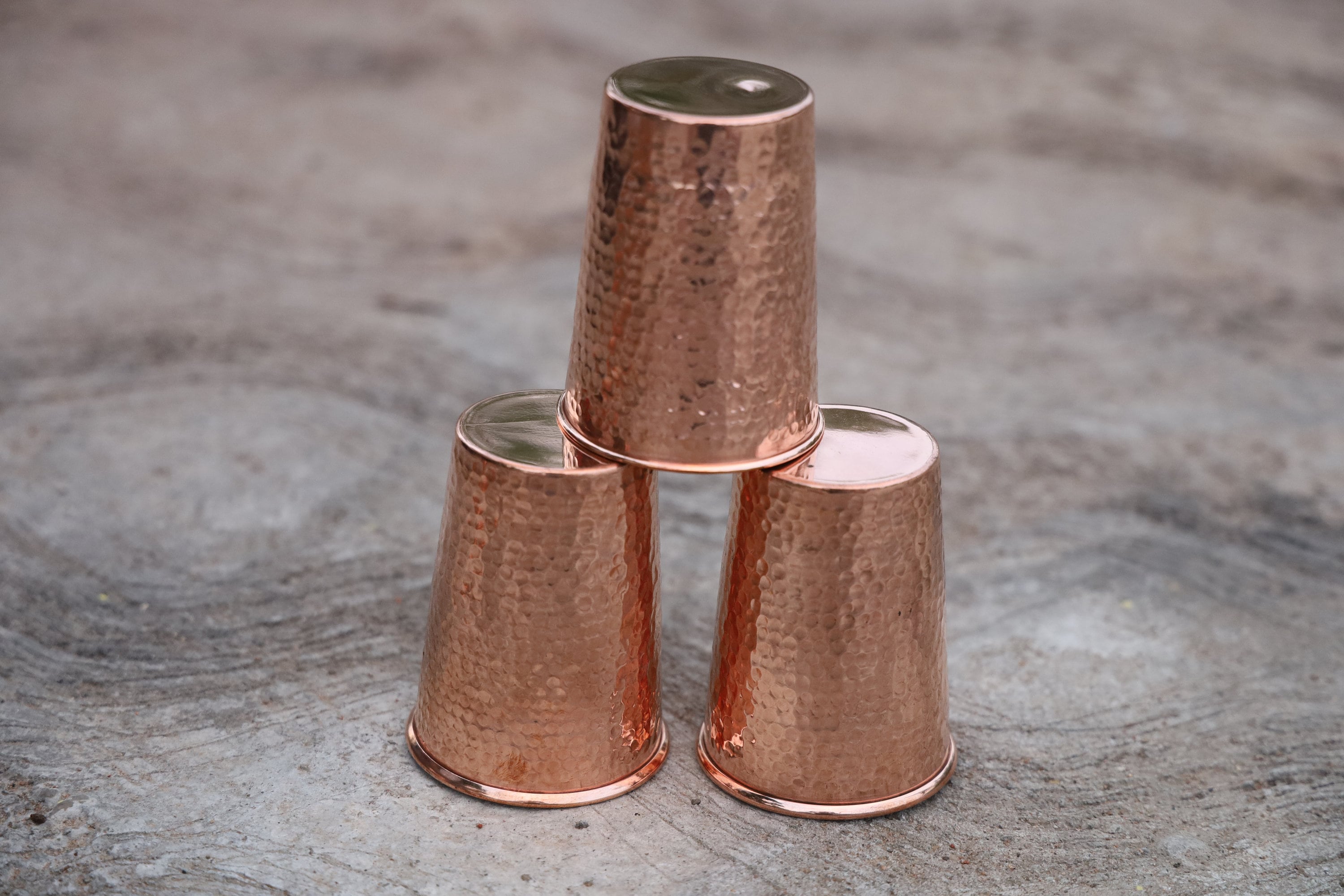 Handmade Copper Tumbler Cup Glass 250 ML Copper Drink Glassess - Etsy