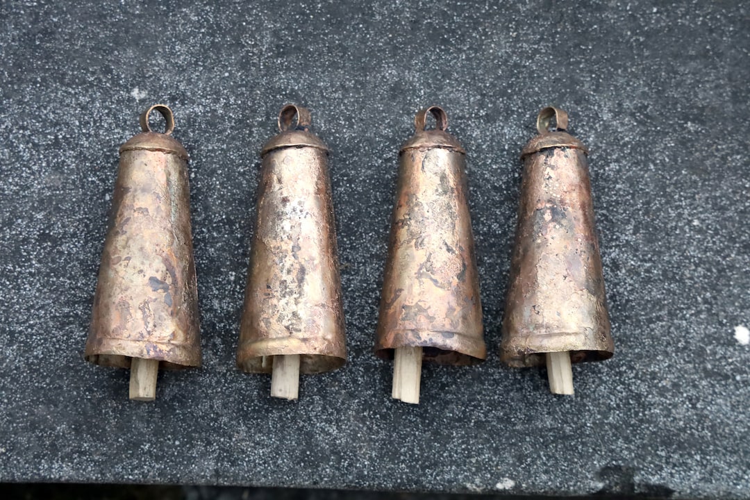 5inch Long Rustic Harmony Bells for Wind Chimes Crafts Gold Bell - Etsy