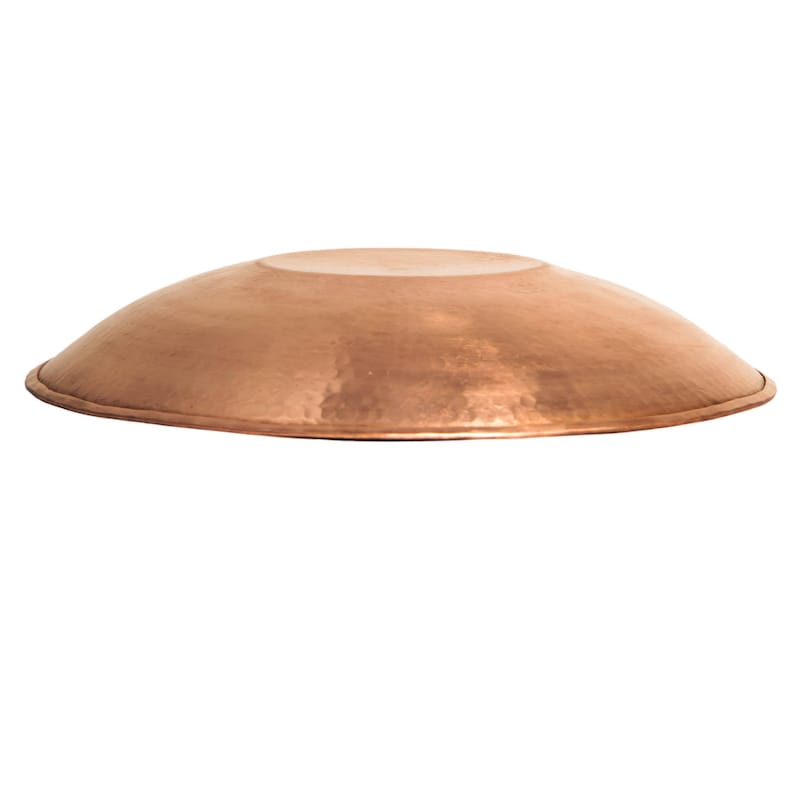 Handmade Solid Copper Fruit Platter 10' D Serving Food Safe Hammered ...