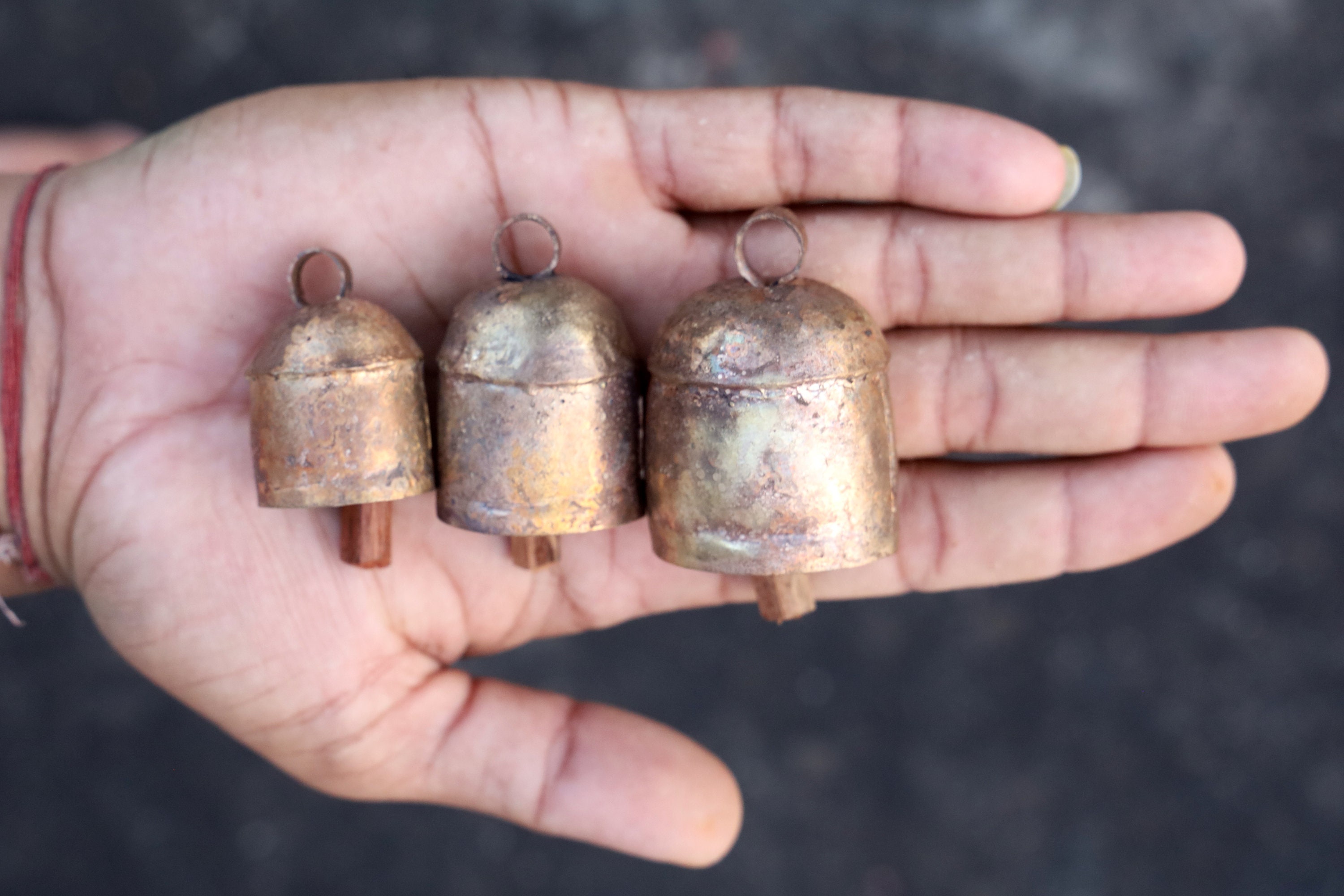 Rustic Farmhouse Bells in 3 Sizes for Crafts Xmas Tree Wind - Etsy