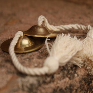 Handmade Brass Manjeera Cymbals, Indian Percussion Instrument - Etsy