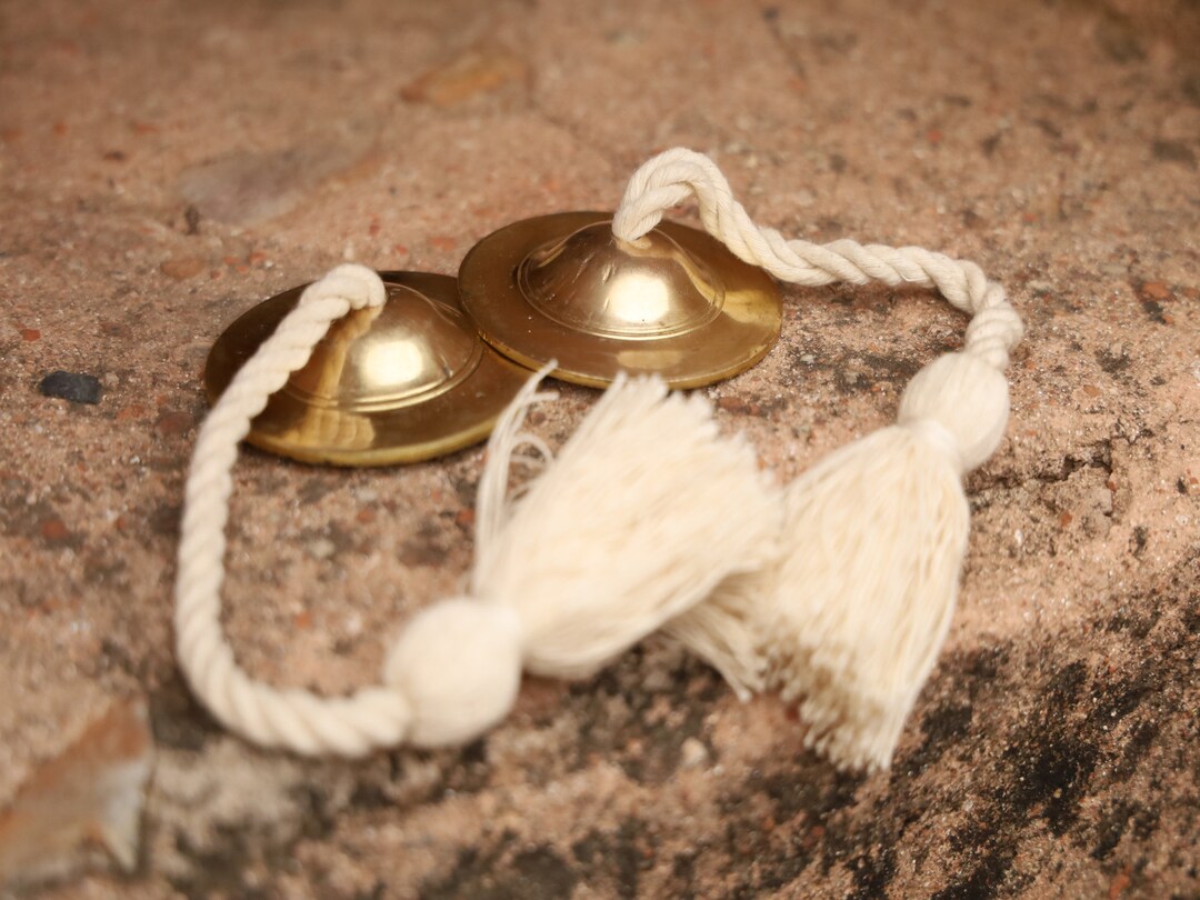 Handmade Brass Manjeera Cymbals, Indian Percussion Instrument - Etsy