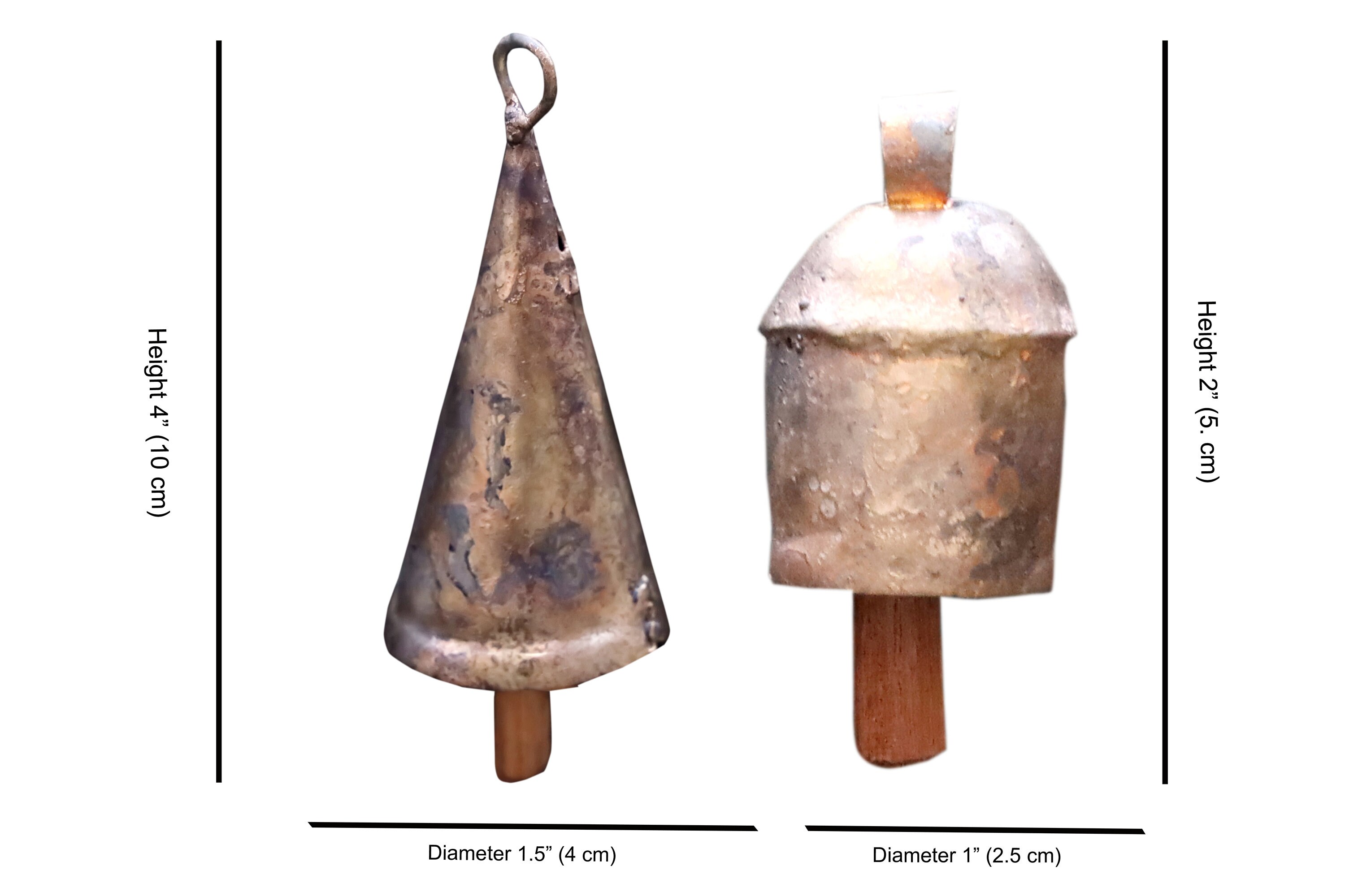 Farmhouse Rustic Bells Charms for Wind Chimes Gold Bell - Etsy