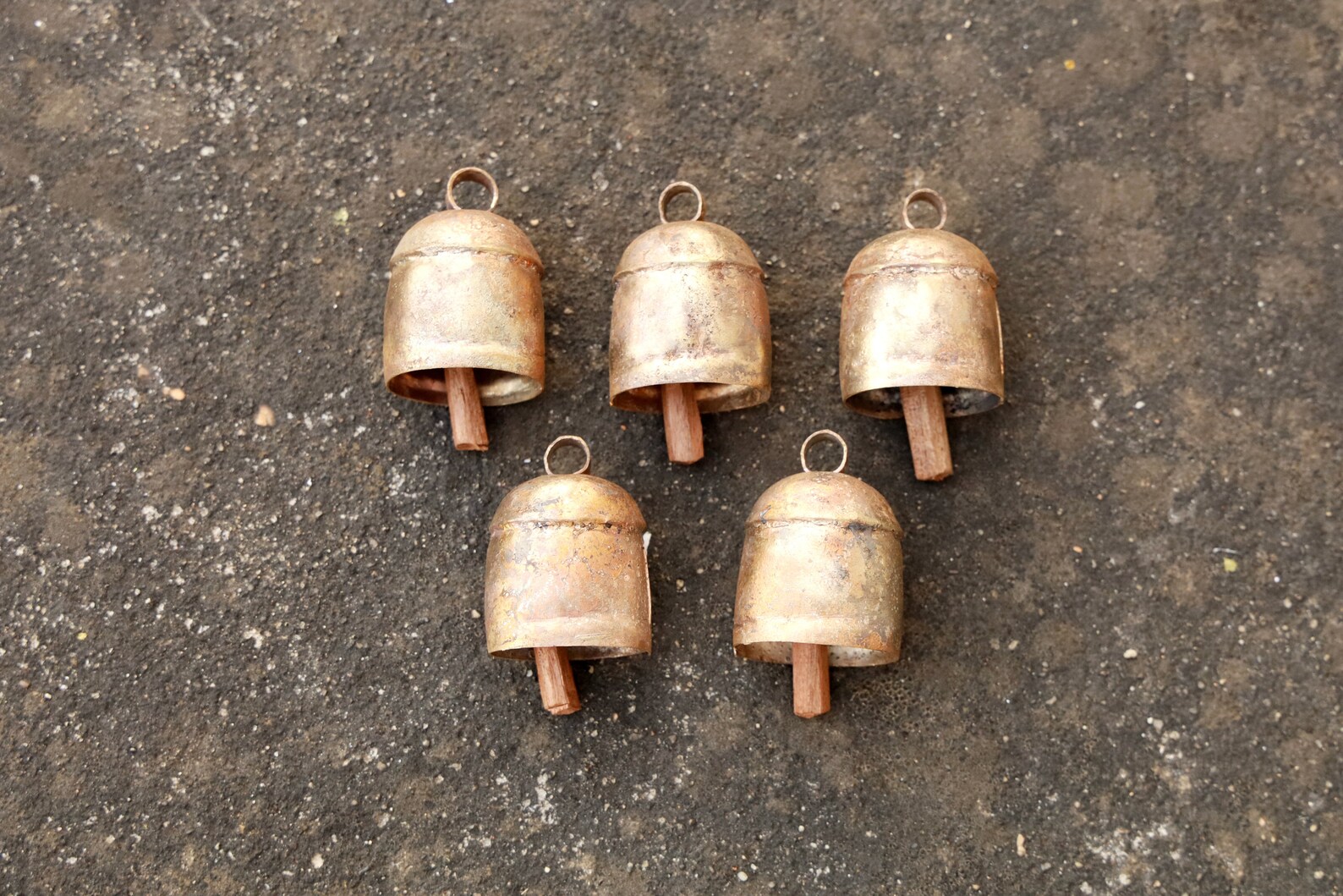 Rustic Farmhouse Bells in 3 Sizes for Crafts Xmas Tree Wind - Etsy