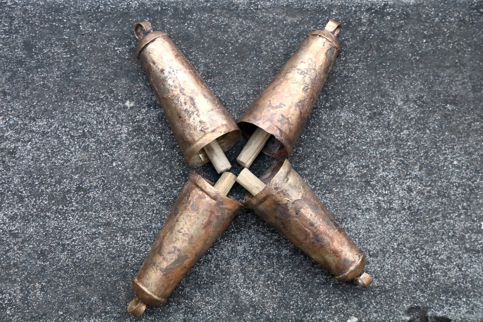 5inch Long Rustic Harmony Bells for Wind Chimes Crafts Gold Bell - Etsy