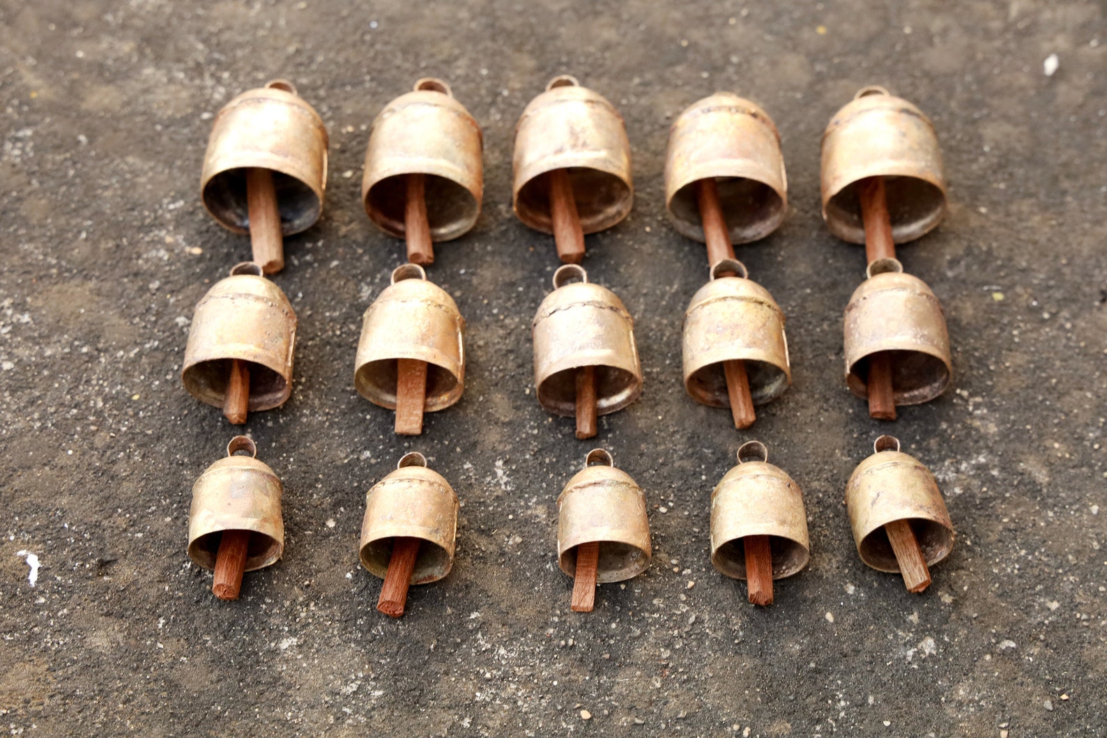 Rustic Farmhouse Bells in 3 Sizes for Crafts Xmas Tree Wind - Etsy