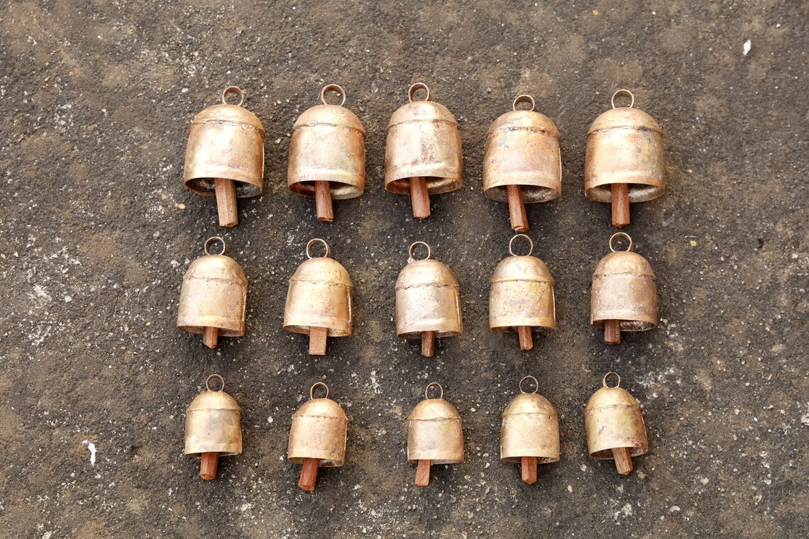 Rustic Farmhouse Bells in 3 Sizes for Crafts Xmas Tree Wind - Etsy