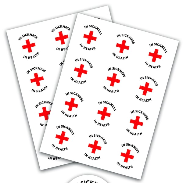 In Sickness and in Health Bag - Etsy