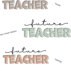 Future Teacher Sticker, Diecut Sticker, Weatherproof Teacher Sticker ...