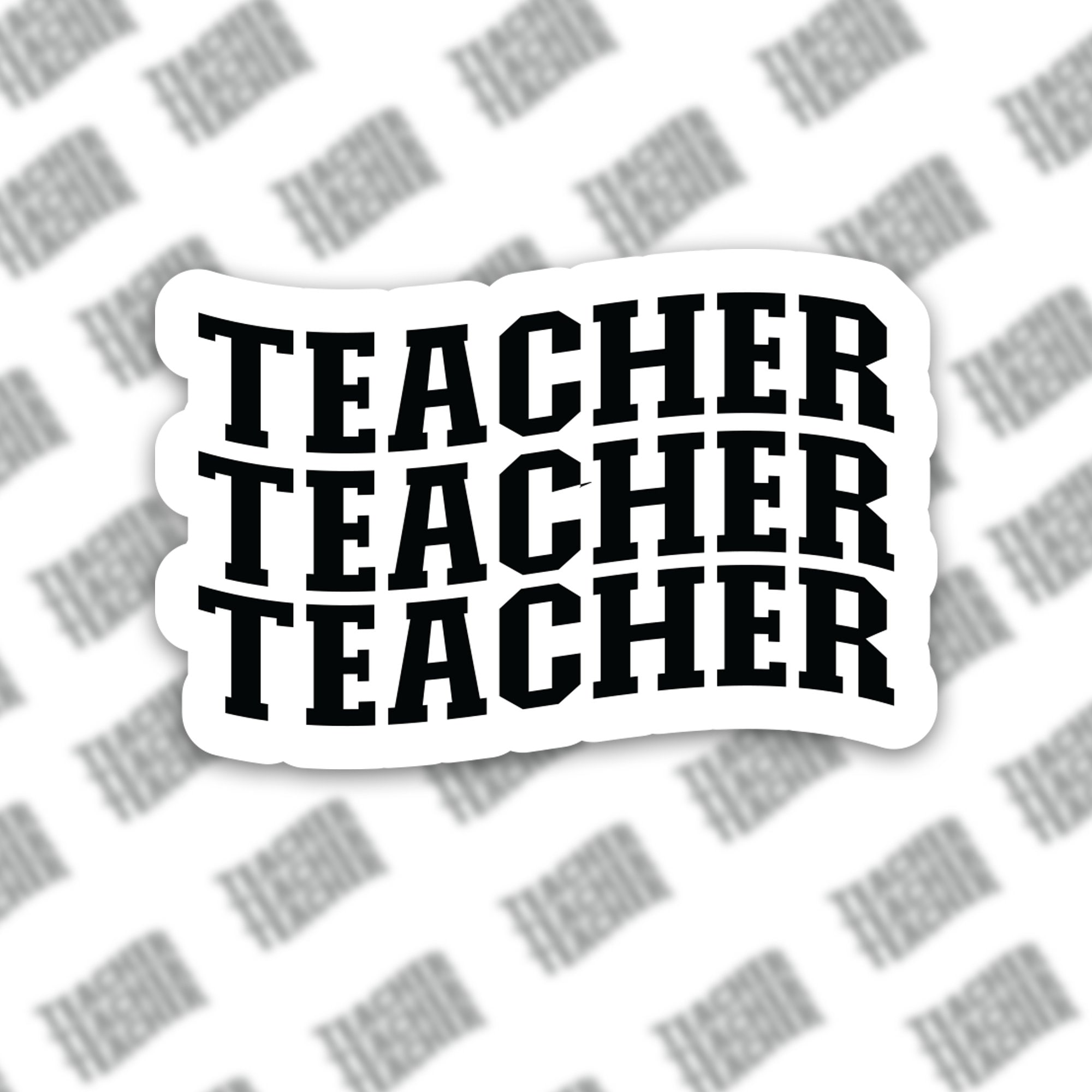 Teacher Sticker, Die Cut Stickers, Laptop Decals, Vinyl Sticker - Etsy