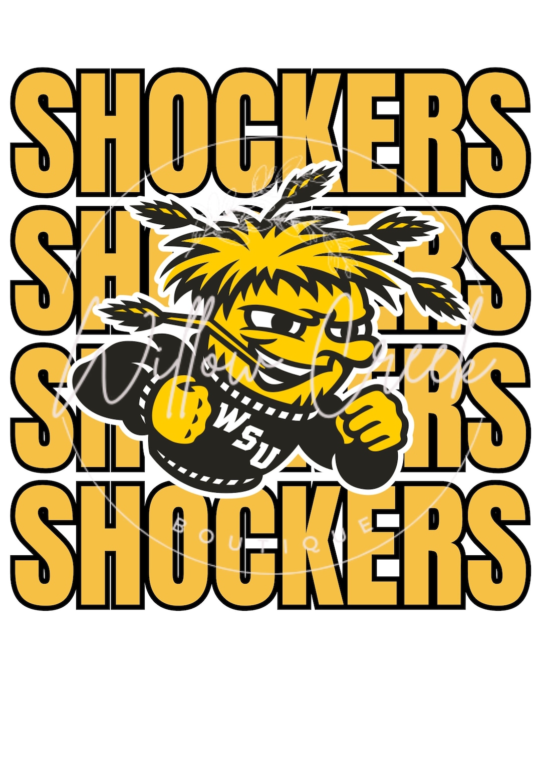 Wichita State, Wichita State Shockers, WSU, Shockers - Etsy