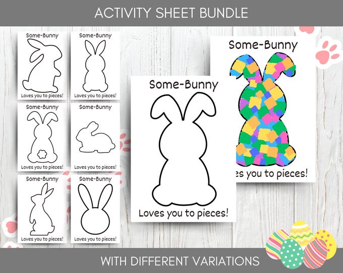 Easter Bunny Craft Template Simple DIY Easter Activities for Kids Easy ...