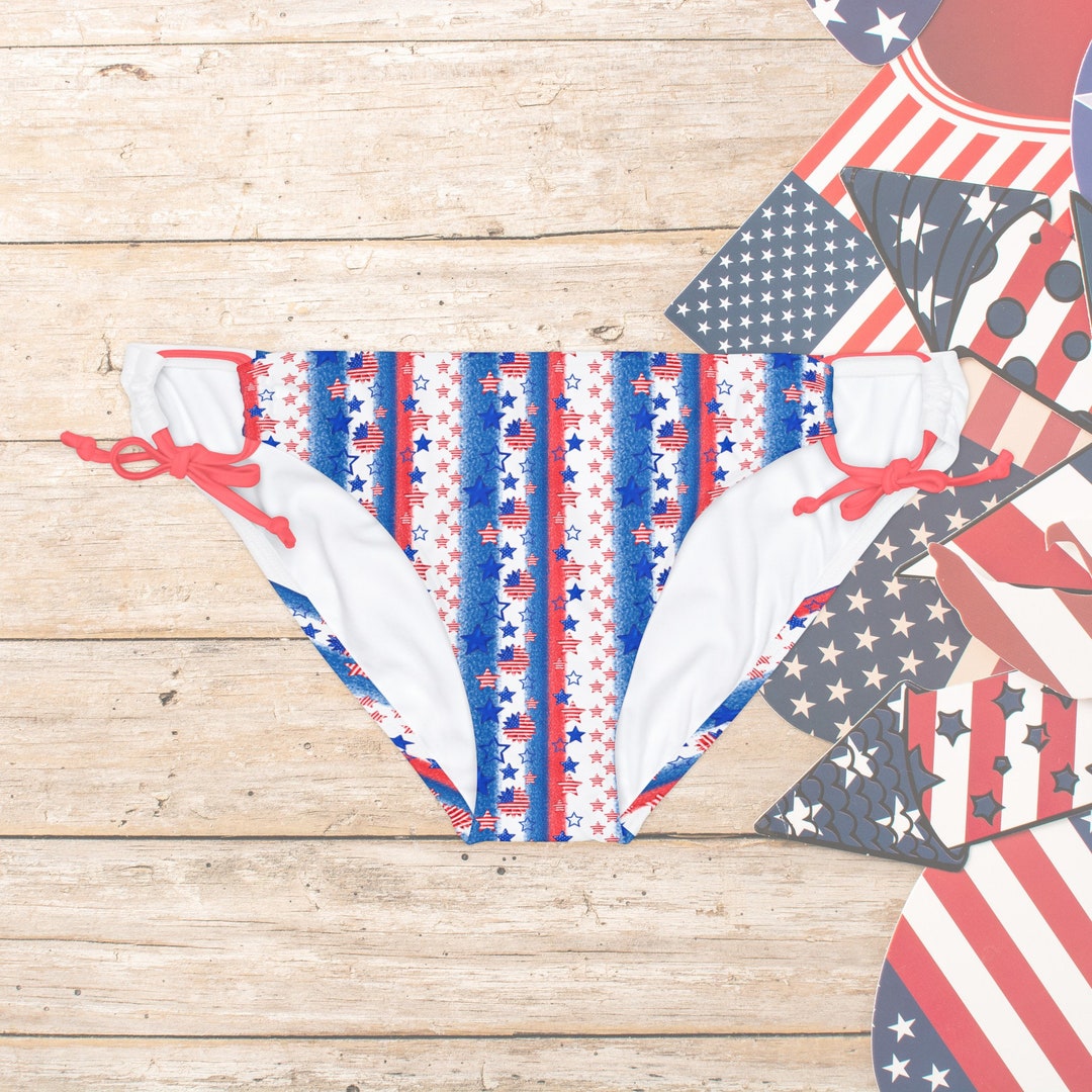 Star Spangled USA Flag One Piece Swimsuit, Trend, Patriotic Swimwear ...