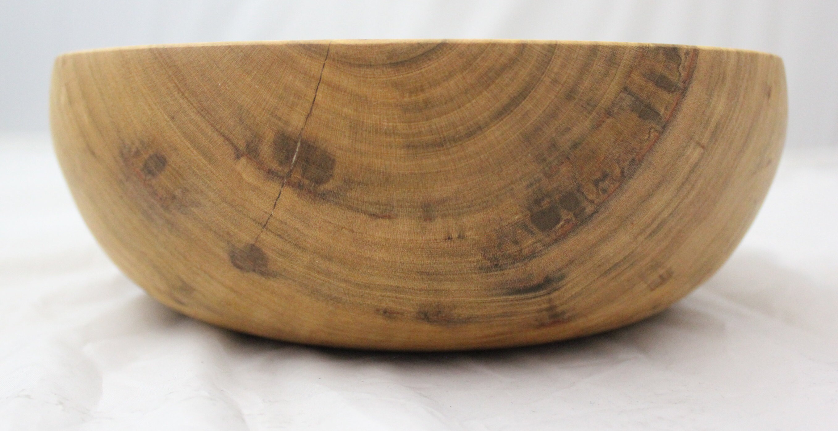 Cherry Wood Bowl 9 X 3.5 - Etsy