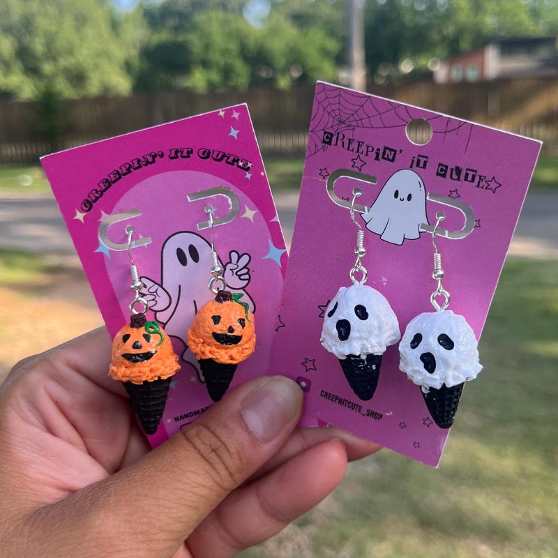 Halloween Ice Cream Cone - Etsy