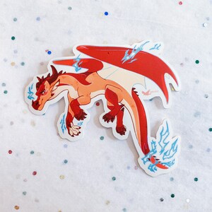 Peril & Whiteout Stickers | Wings of Fire | Dragons | Nightwing ...