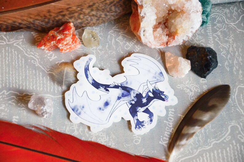 Peril & Whiteout Stickers Wings of Fire Dragons - Etsy
