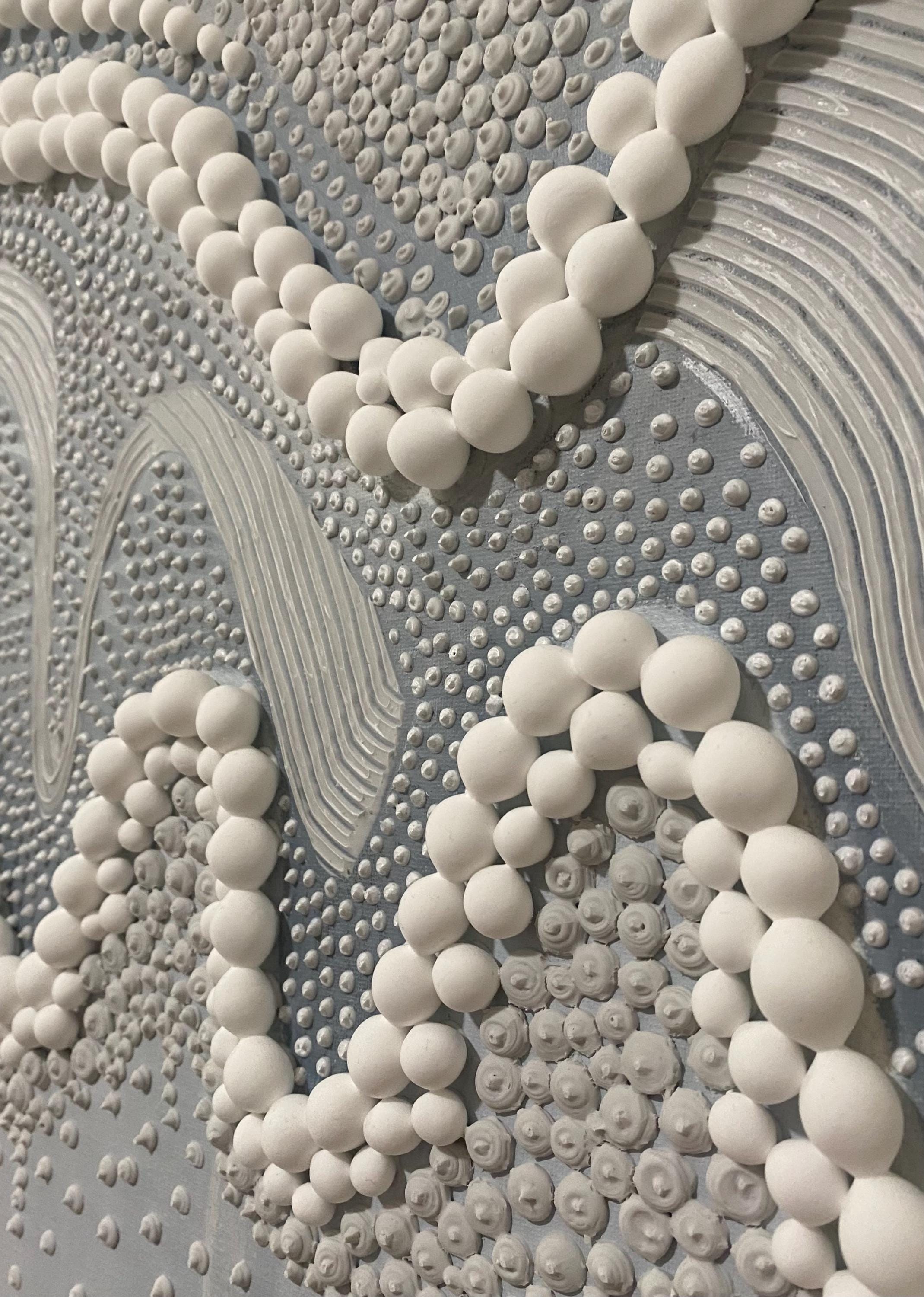 Textured 3D Abstract Acrylic Painting, Minimalist Sculptured Art, Wabi ...
