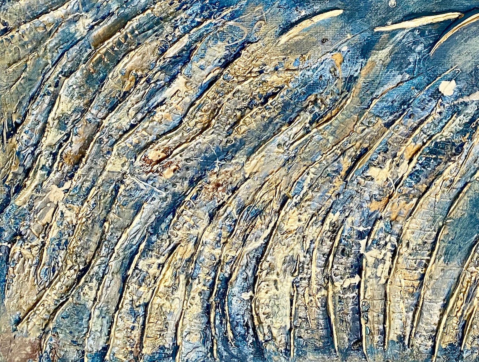 3D Painting, Abstract Textured Acrylic Wall Art, Home Decor, Office ...