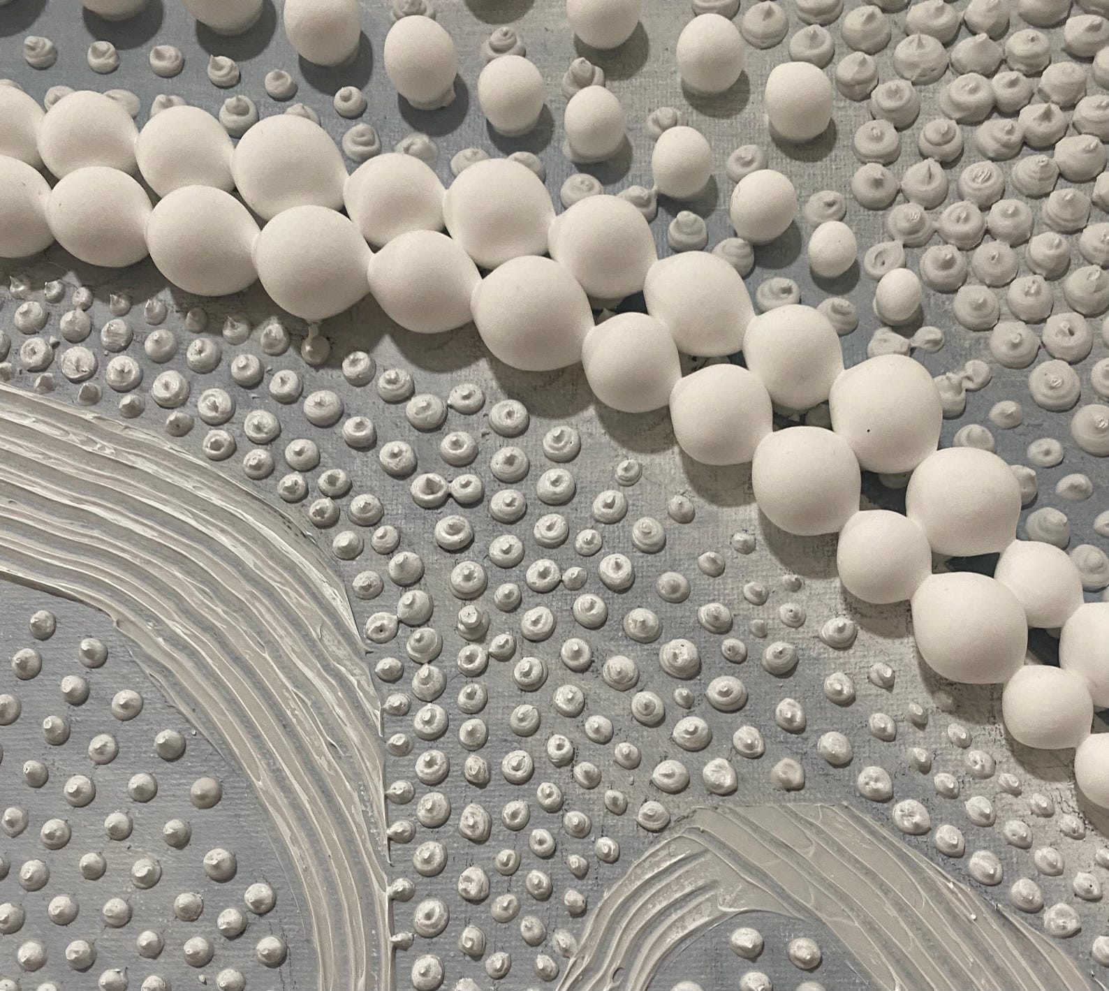 Textured 3D Abstract Acrylic Painting, Minimalist Sculptured Art, Wabi ...