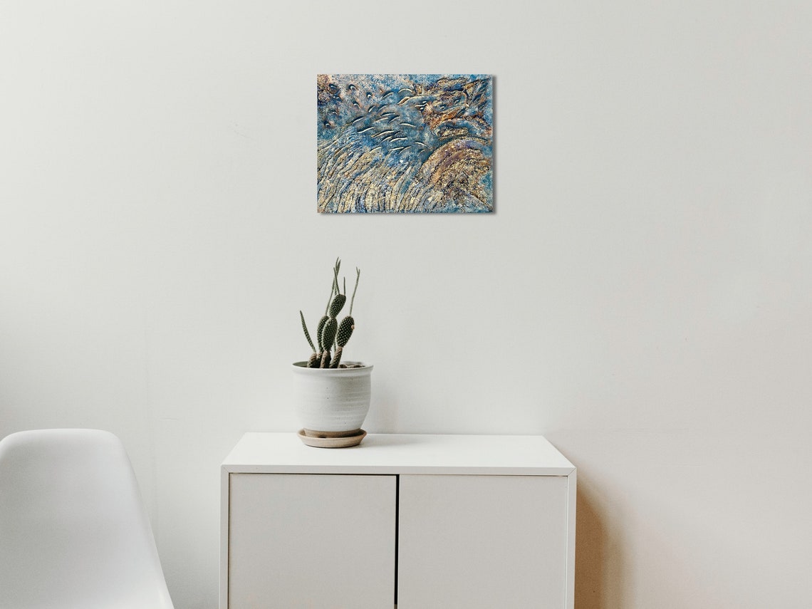 3D Painting Abstract Textured Acrylic Wall Art Home Decor - Etsy