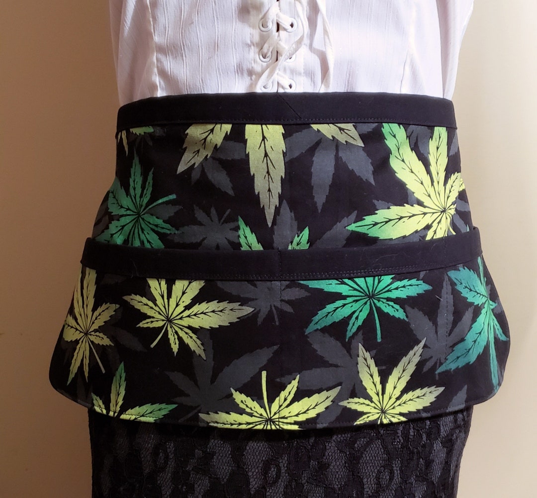 Weed Gardening Apron, Marijuana Apron, Herb Tool Apron, Mary-jane ...