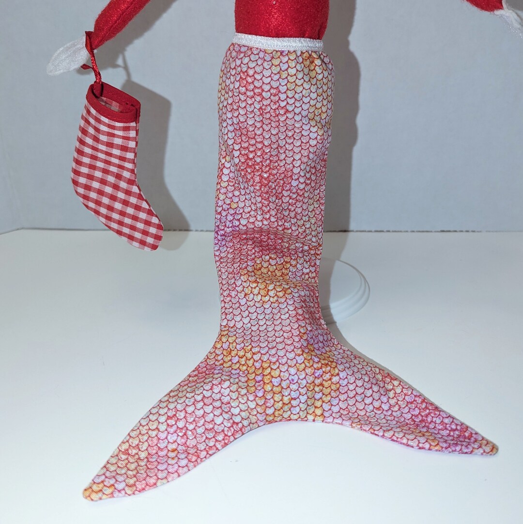 Christmas Elf Mermaid Tail: Sparkly Scale Costume - Etsy