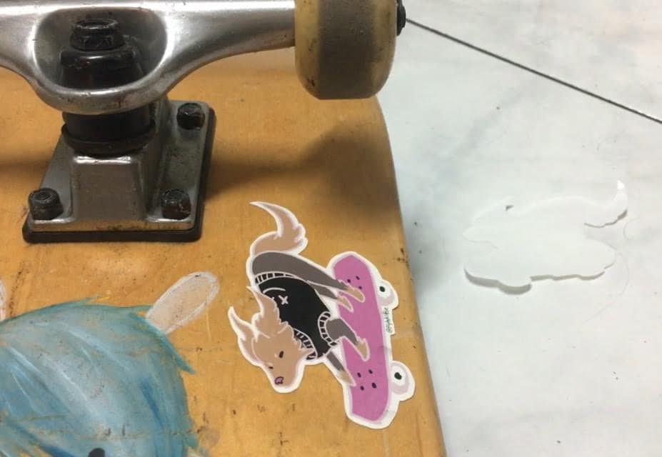 Skateboarding Dog Sticker | Glossy, Water Resistance, Die Cut - Etsy