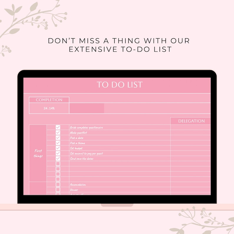 Ultimate Bachelorette Planning Spreadsheet: Hens Planning, Guest List ...