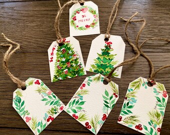 Hand Painted Tags - Etsy