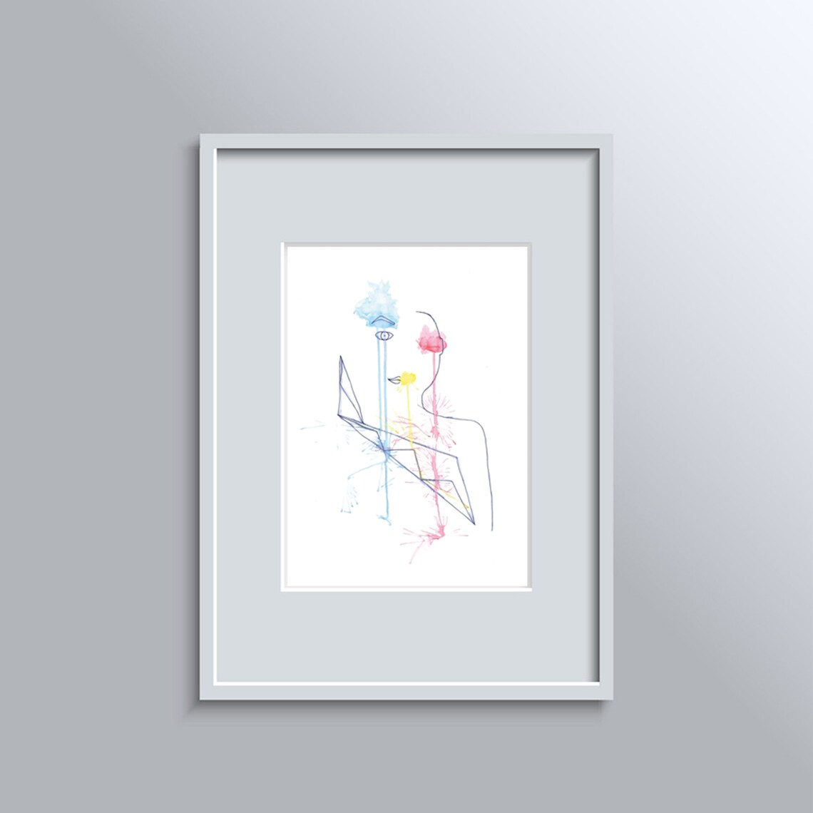 A Body Digital Printing Watercolor Body Illustration - Etsy